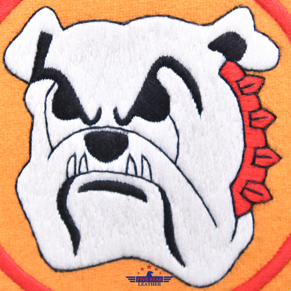 Fivestar Leather 313th Tactical Fighter Squadron Hand embroidered
