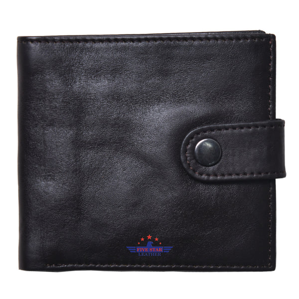 MEN'S VINTAGE WWII AIRMAN'S REAL HORSEHIDE LEATHER WALLET SEAL BROWN ...