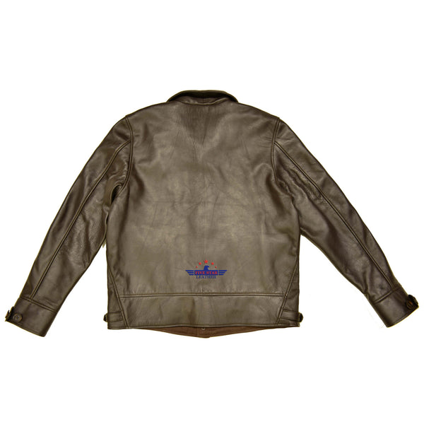 MEN'S REPRO 1930'S VINTAGE COSSACK REAL GOATSKIN LEATHER JACKET ...