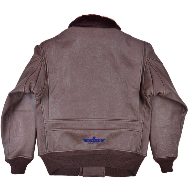 FiveStar Leather Repro G1 Cagleco Sportswear Jacket Mid Brown Goatskin ...