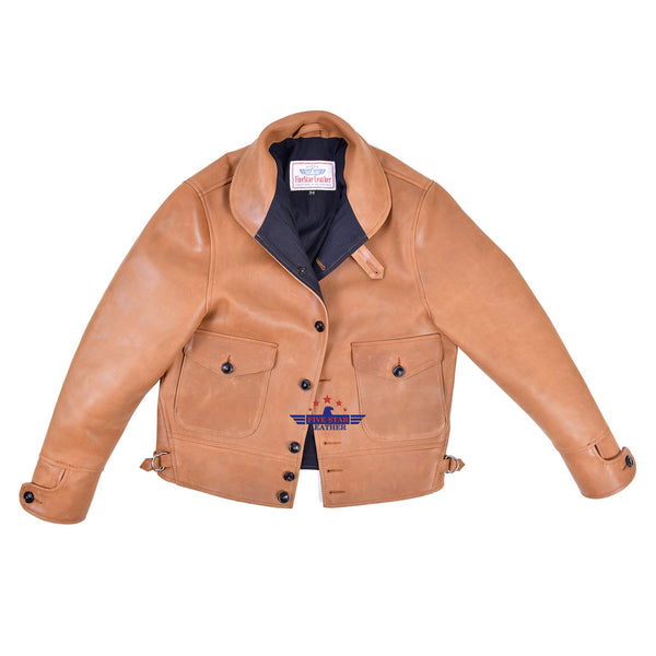 Vintage Men Cossack CHL Leather Jacket – Fivestar Leather