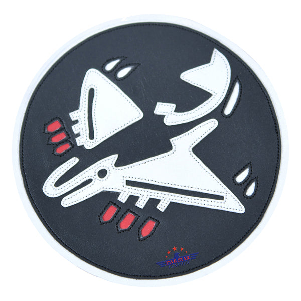 USAF 75th Fighter SQ Tiger Sharks Leather Patch – Fivestar Leather