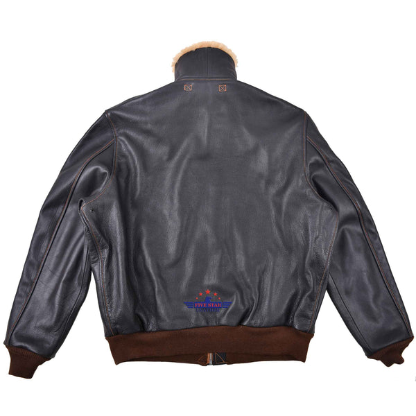 FiveStar Leather - Type A2 Winterized Repro Military Flight Jacket Rea ...